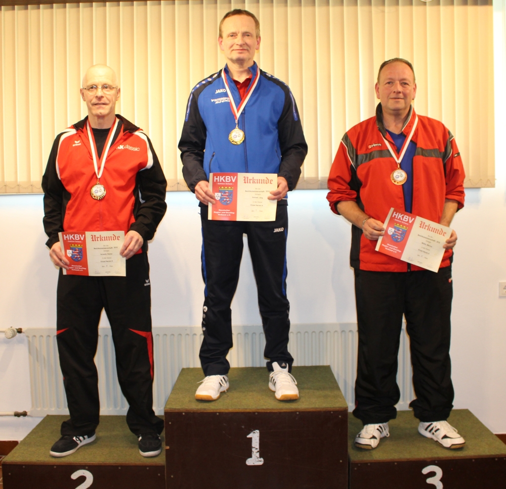 KSV Wetzlar e.V. - Rainer Scheidt holt zum Abschluss drei Medaillen